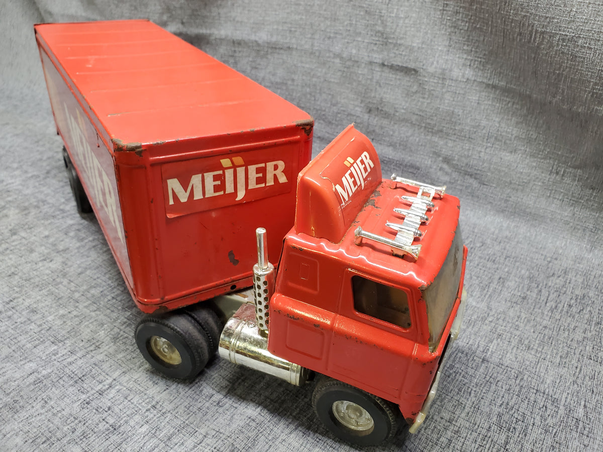 Ertl International Transtar MEIJER Stores Semi Truck Tractor Trailer ...